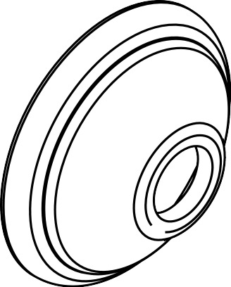 AXOR Spare parts: HG Escutcheon AXOR Montreux bath/shower, Item No ...