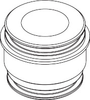 hansgrohe Ricambi: HG sealed box for 3-hole bath mixer, Cod.art. 88512000