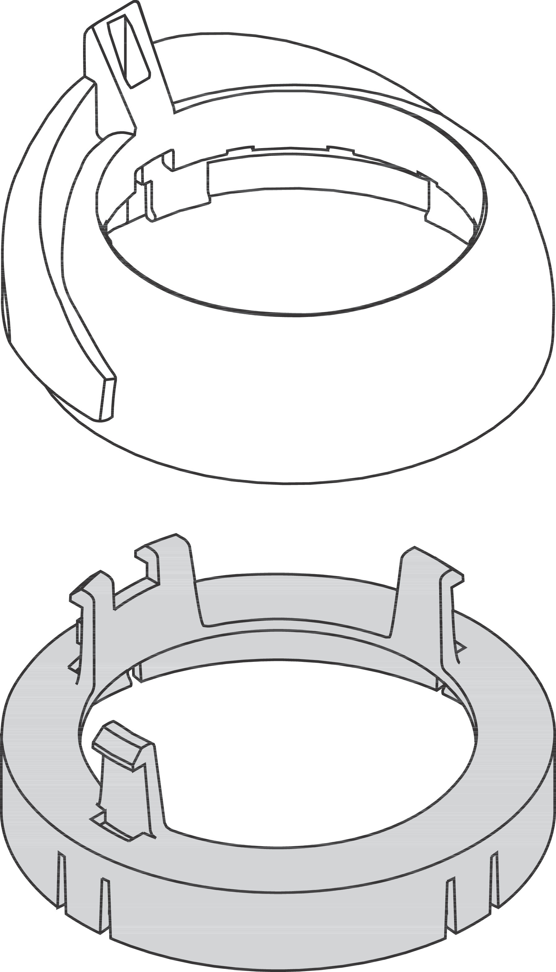 AXOR Spare parts: Flange (Rotating Protector), Item No. 96395000