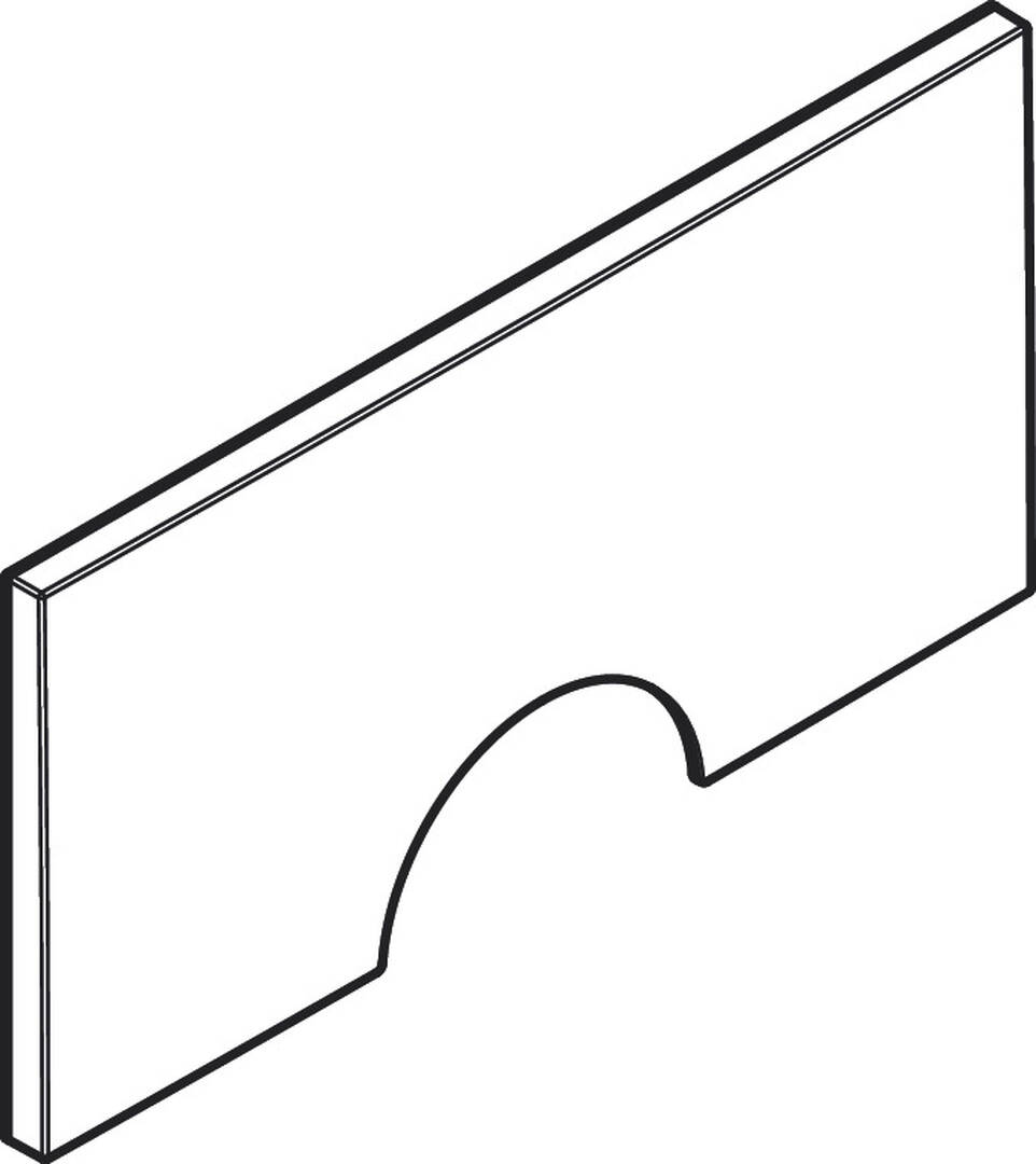 hansgrohe Ersatzteile: Blende square Thermostat E oben 40°, Art.-Nr ...