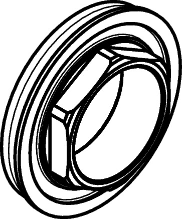 AXOR Ersatzteile: Mutter M37x1.5, Art.-Nr. 93363000