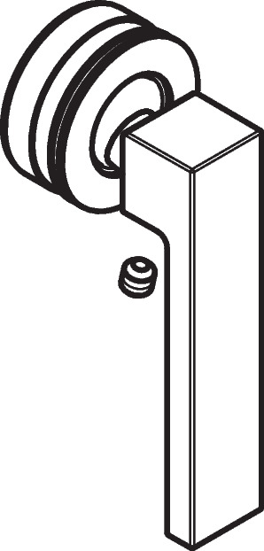 AXOR Spare parts: handle for 2-hole wall basin mixer, Item No. 93372000