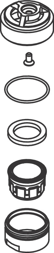 AXOR Spare parts: AX aerator cpl., Item No. 93584000