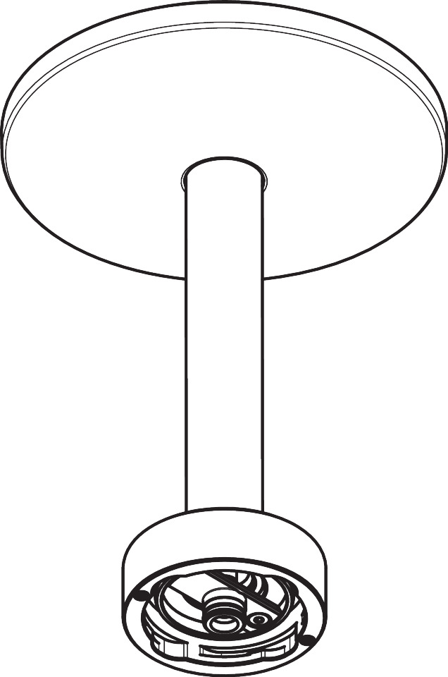 AXOR Spare parts: Ceiling connector for overhead shower, Item No. 93975670