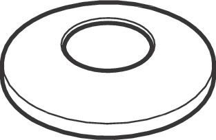 AXOR Ersatzteile: Rosette für Griff, Art.-Nr. 94893000