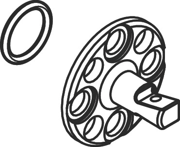 hansgrohe Ersatzteile: Ankerplatte AX Circular, Art.-Nr. 94428000