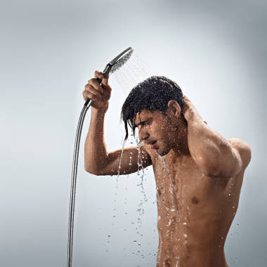 hansgrohe Teleduchas: Raindance Select E, 3 tipos de chorro, ref ...