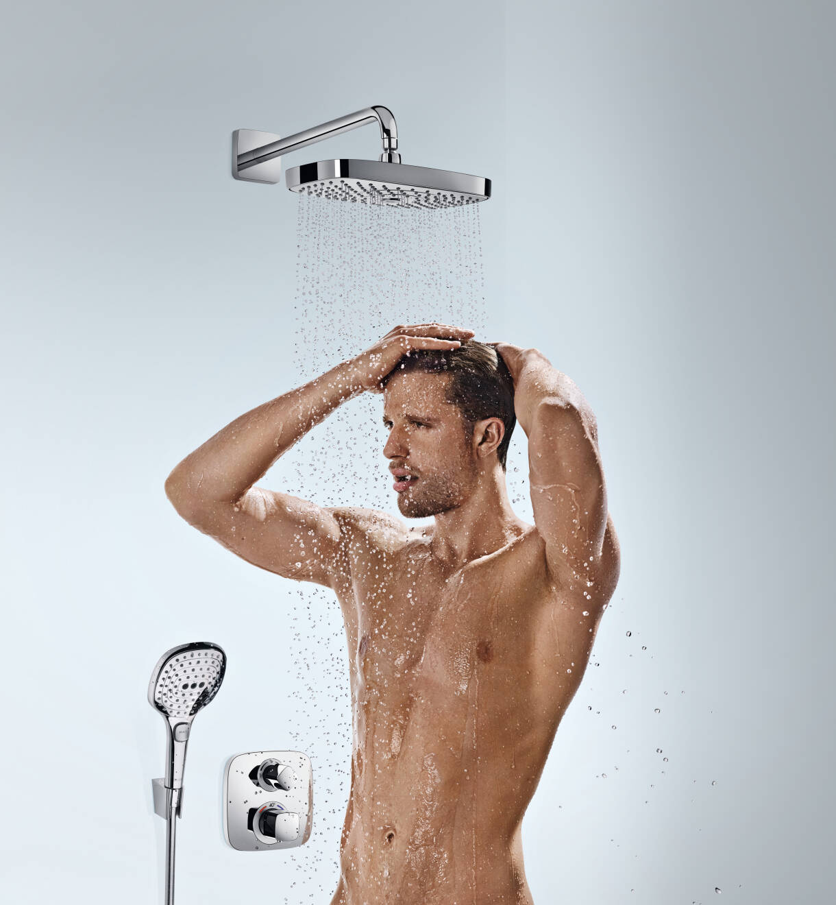 hansgrohe Shower support: Shower holder Porter S, Item No. 28331140 ...