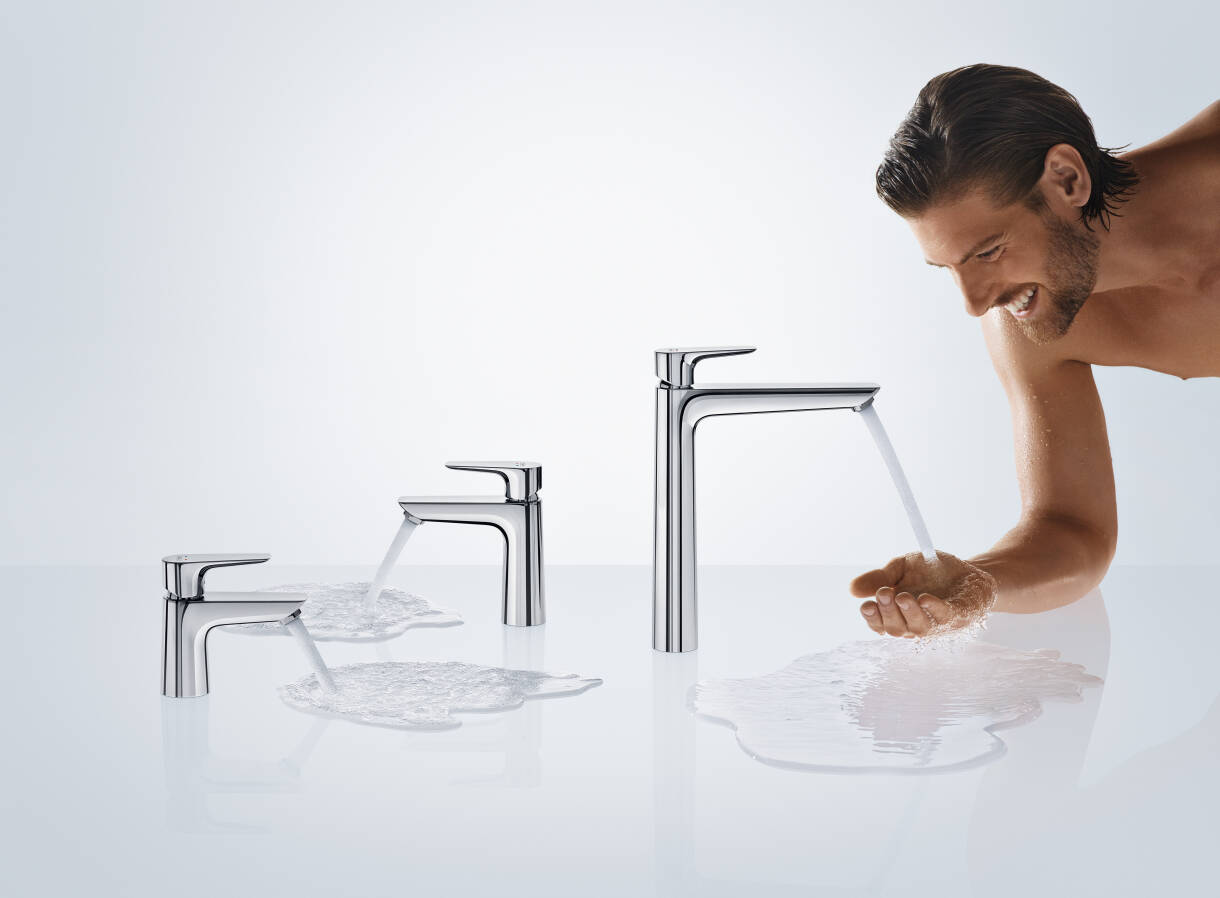 hansgrohe Washbasin mixers: Talis E, Single lever basin mixer 240 for ...