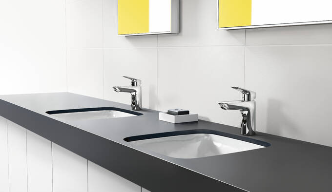 hansgrohe Washbasin mixers: Logis, Single lever basin mixer 100 with ...
