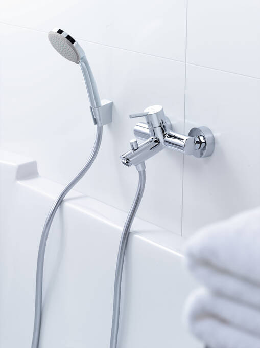 hansgrohe Porter sets: Croma 100, Shower holder set Vario with shower ...