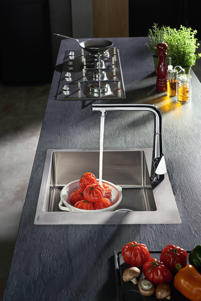 hansgrohe Sinks: S71, S711-F450 Built-in sink 450, Item No. 43301800 ...