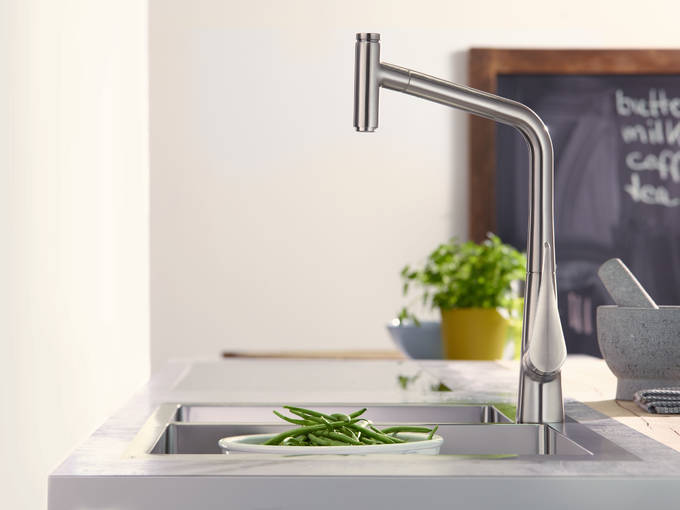 hansgrohe Sinks: S71, S711-F655 Built-in sink 180/450, Item No. 43309800