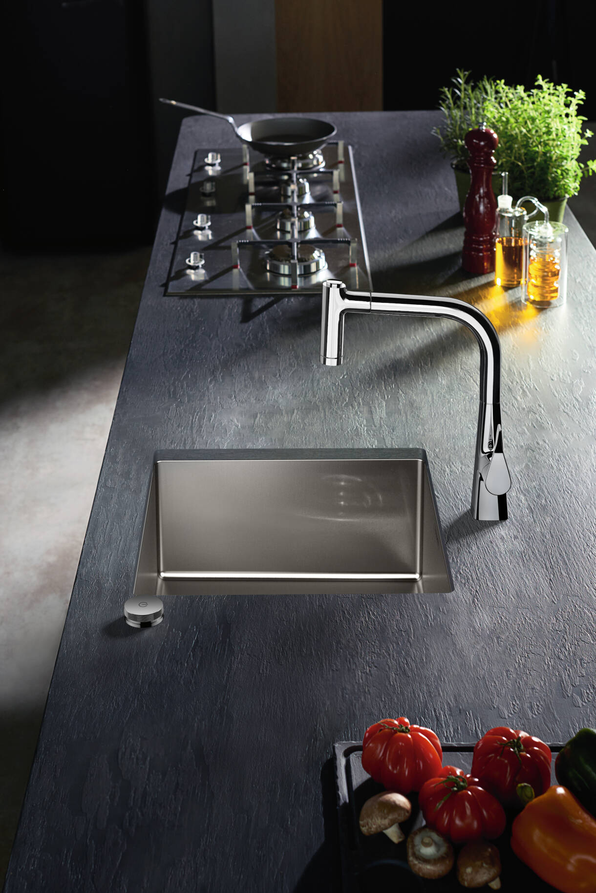hansgrohe Sinks: S71, S711-F450 Built-in sink 450, Item No. 43301800 ...