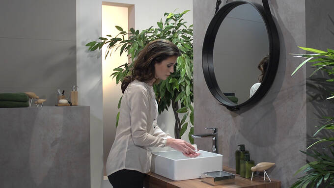 hansgrohe Lavabo bataryaları: Talis E, Tek kollu lavabo bataryası 240 ...