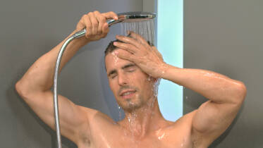 hansgrohe Douchettes: Raindance Select E, 3 types de jets, N° article ...