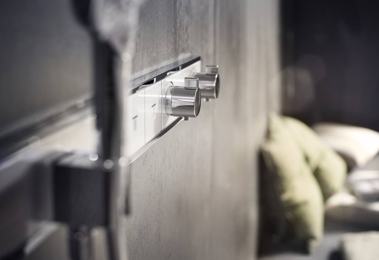 RainSelect Brausearmaturen: 4 Verbraucher, Weiß/Chrom, Art.-Nr ...