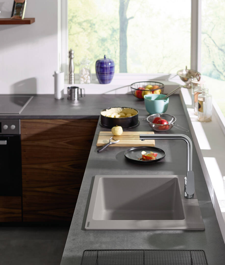 hansgrohe Sinks: S51, S510-F450 Built-in sink 450, Item No. 43312380 ...