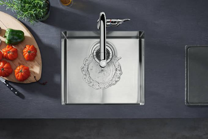 hansgrohe Sinks: S71, S719-U450 Under-mount sink 450, Item No. 43426800