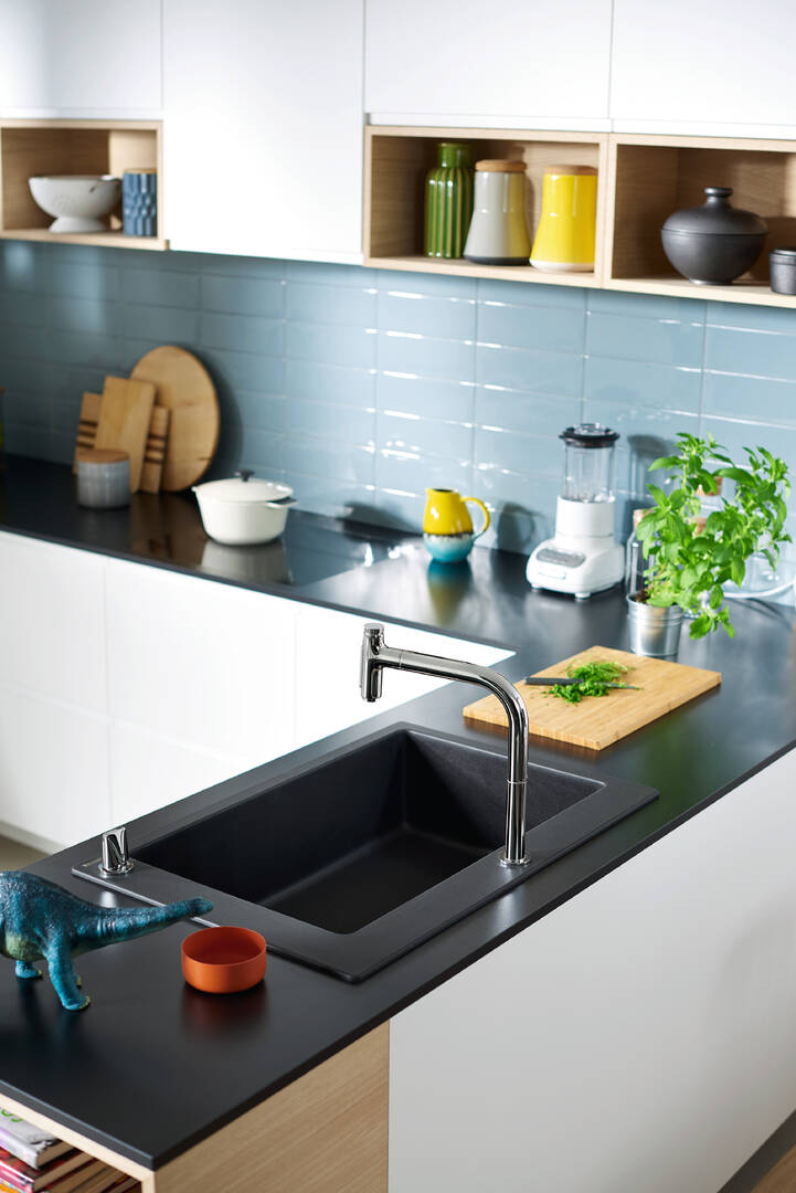 hansgrohe Sinks: S51, S510-F660 Built-in sink 660, Item No. 43313170 ...