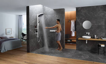 RainSelect Mitigeurs de douche: 2 fonctions, Noir mat, N° article ...