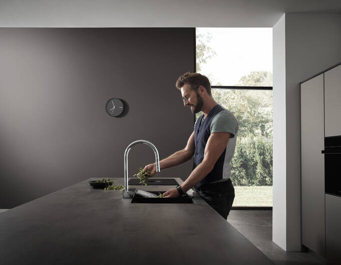 hansgrohe Sinks: S71, S719-U660 Under-mount sink 660, Item No. 43428800 ...