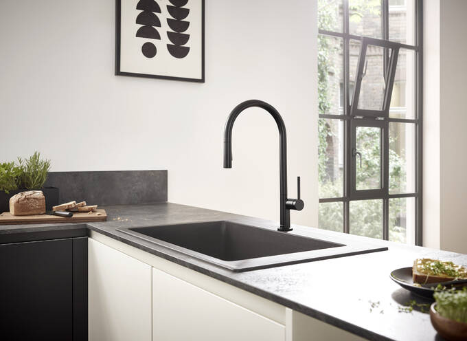hansgrohe Kitchen mixers: Talis M54, Single lever kitchen mixer 210 ...