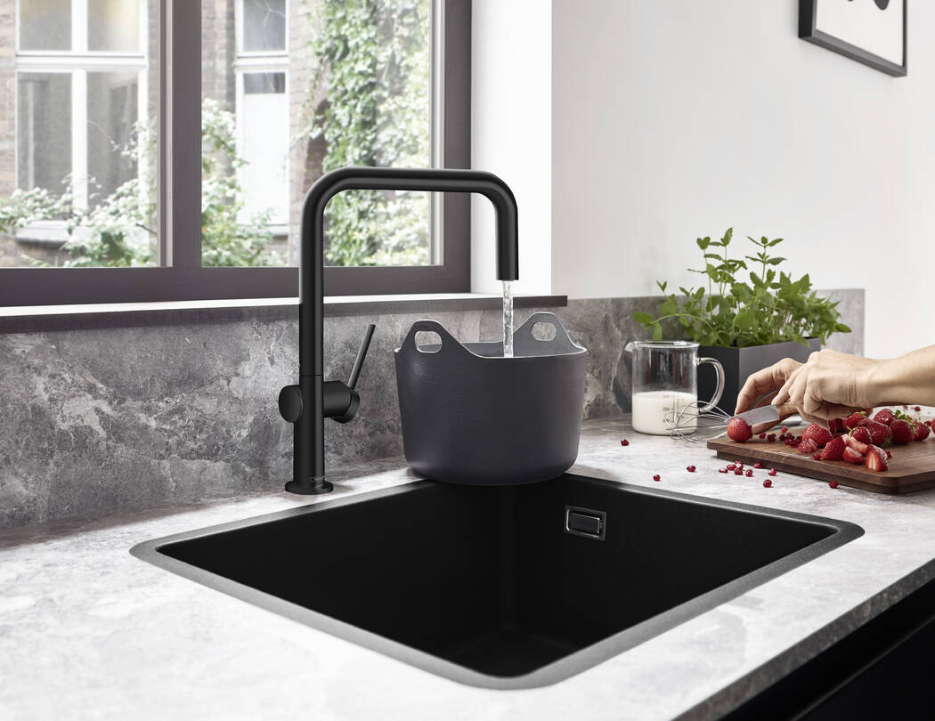 hansgrohe Sinks: S51, S510-U450 Under-mount sink 450, Item No. 43431170