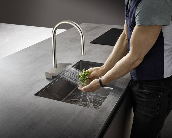 hansgrohe Sinks: S71, S719-U660 Under-mount sink 660, Item No. 43428800 ...
