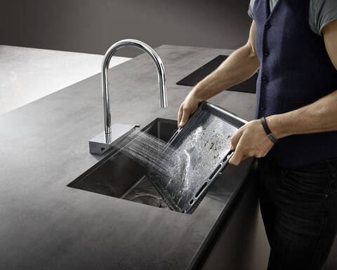 hansgrohe Sinks: S71, S719-U660 Under-mount sink 660, Item No. 43428800 ...