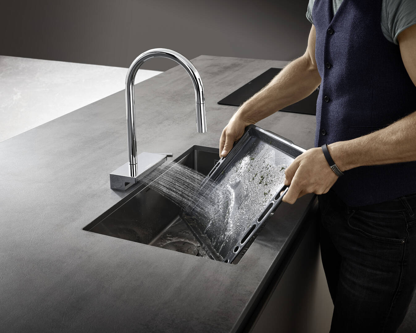 hansgrohe Sinks: S71, S719-U660 Under-mount sink 660, Item No. 43428800 ...