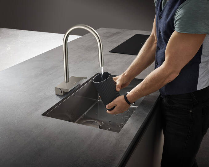 hansgrohe Sinks: S71, S719-U660 Under-mount sink 660, Item No. 43428800 ...