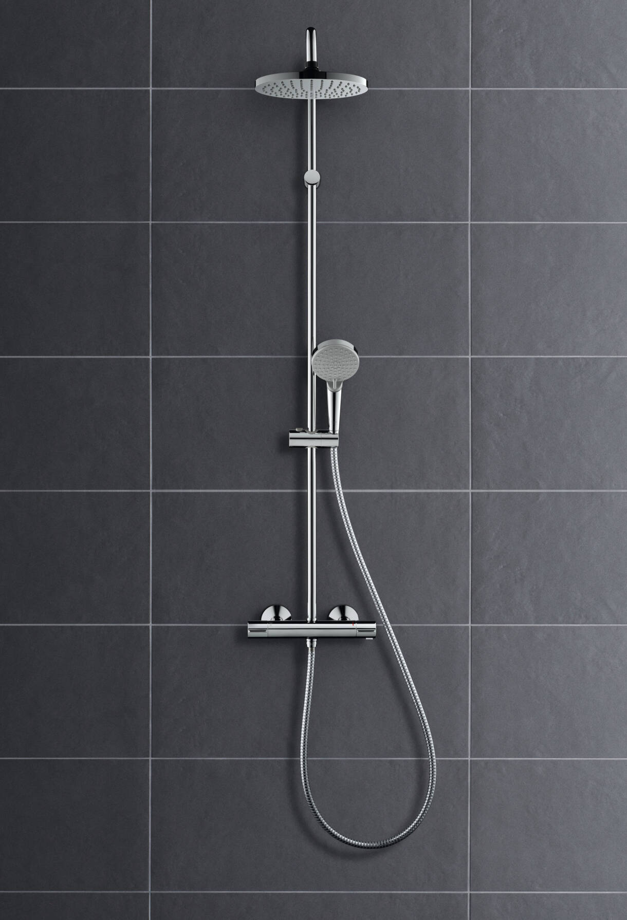 hansgrohe Tubos de ducha: Vernis Blend, 1 tipo de tobera, ref. 26276670 ...