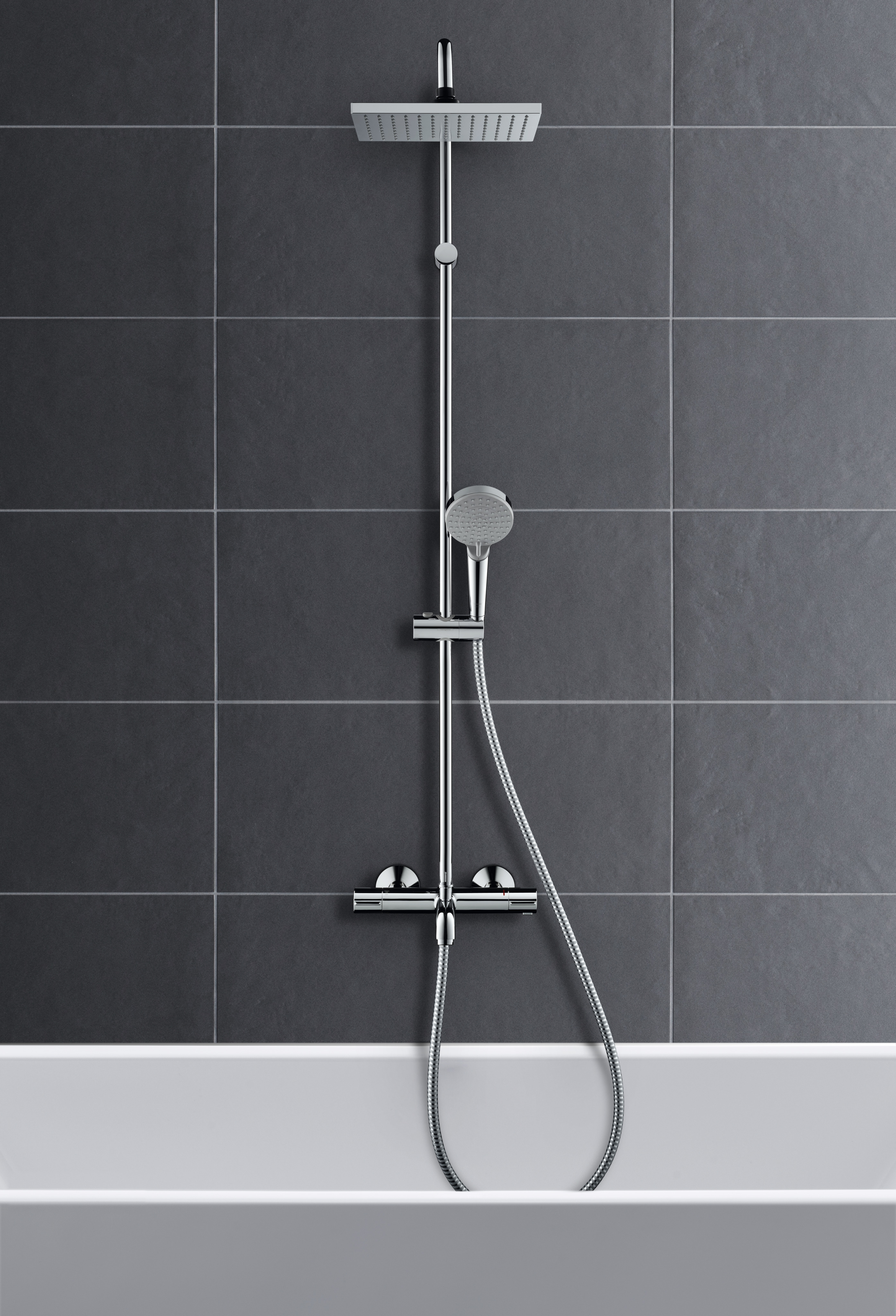 hansgrohe Shower pipes: Vernis Shape, 1 spray mode, Item No. 26284007 ...