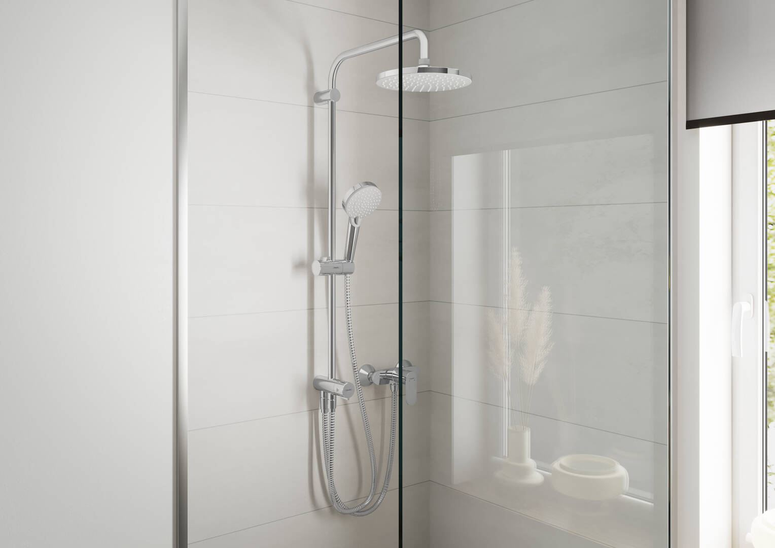 hansgrohe Shower pipes: Vernis Blend, 1 spray mode, Item No. 26272000 ...