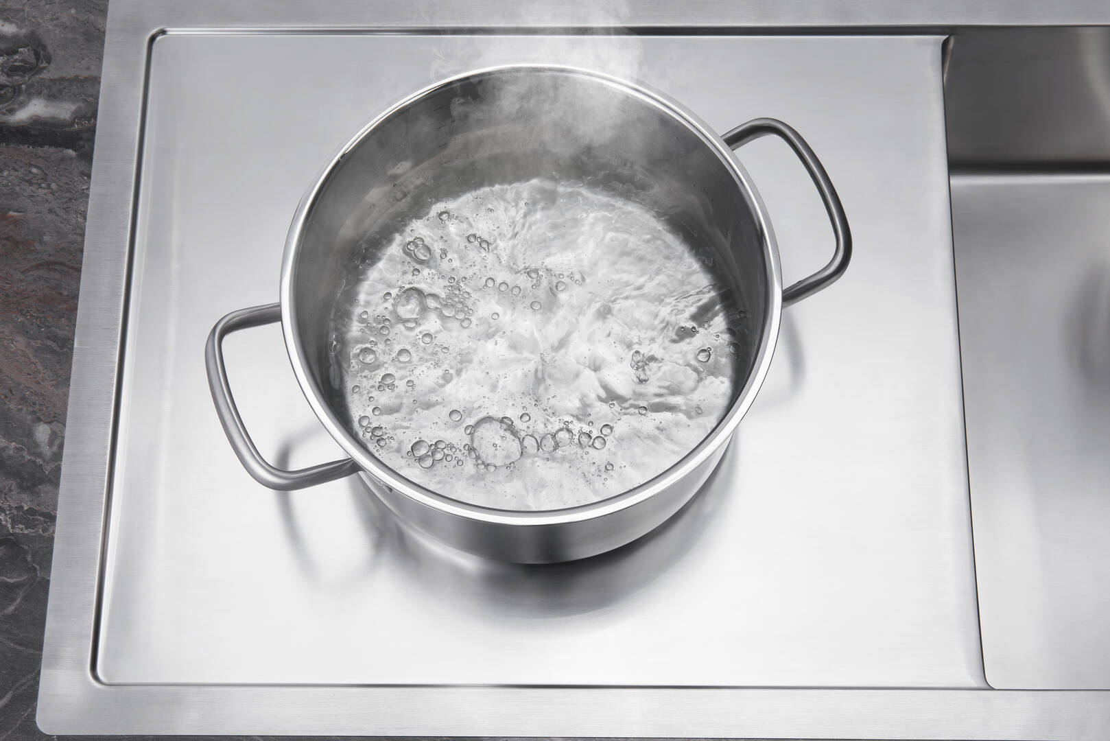 hansgrohe Sinks: S71, S715-F450 Built-in sink 450 with drainer, Item No ...