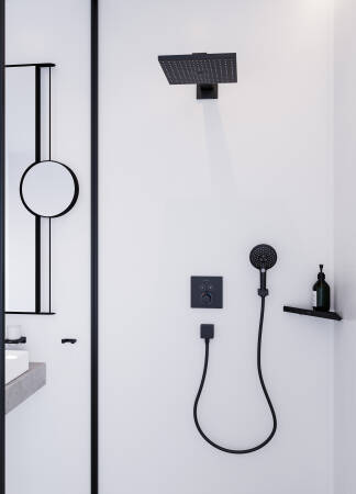 hansgrohe Accesorios: AddStoris, Percha doble, ref. 41755140 | hansgrohe LA