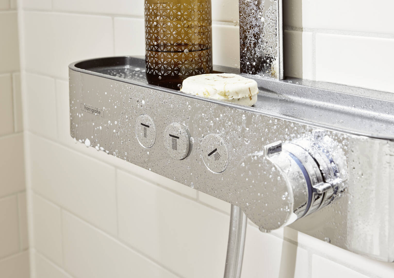 hansgrohe Showerpipes: Pulsify S, 2 types de jets, N° article 24240000 | hansgrohe FR