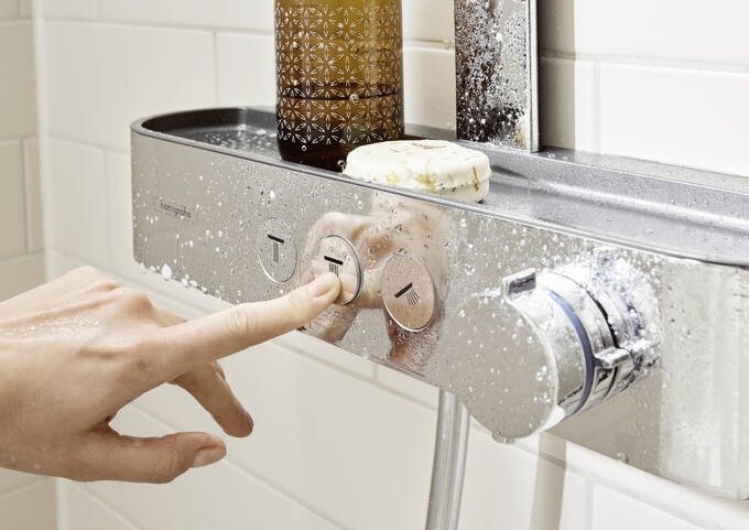 hansgrohe Shower pipes: Pulsify S, 2 spray modes, Item No. 24240670 ...