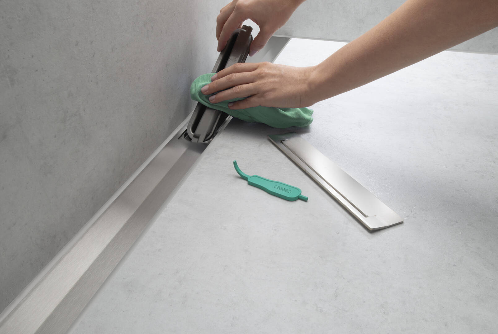 hansgrohe Finish sets shower drains: RainDrain Flex, Finish set shower ...