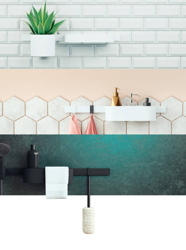 hansgrohe Kézi zuhany csomagok: WallStoris, Kézizuhany szett 105, 3 jet ...