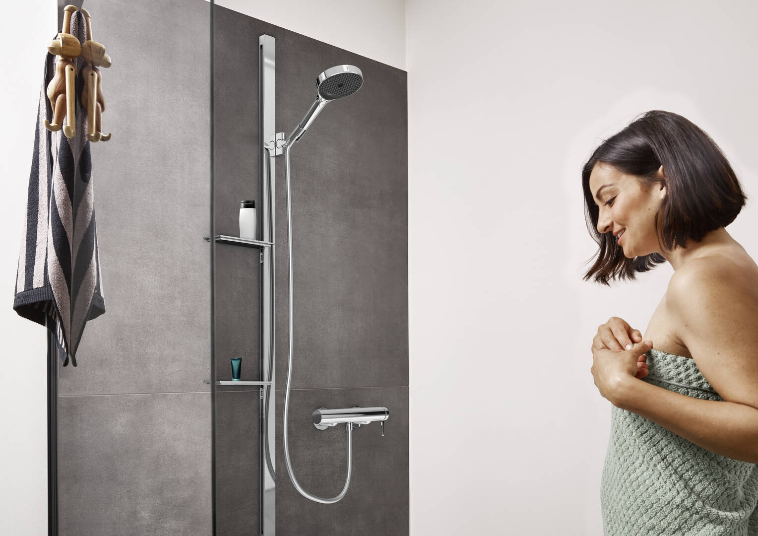 hansgrohe Hand showers: Rainfinity, 3 spray modes, Item No. 26864000 ...