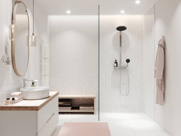 hansgrohe Shower pipes: Pulsify S, 2 spray modes, Item No. 24241670 ...