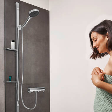 hansgrohe Douchettes: Rainfinity, 3 types de jet, N° article 26864670 ...