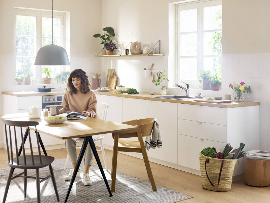 AXOR Washbasin mixers: AXOR Citterio, 3-hole basin mixer 170 with spout ...