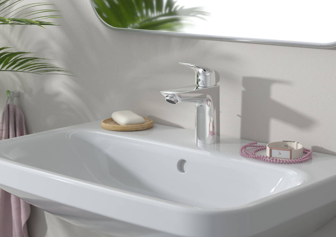 hansgrohe Washbasin mixers: Logis, Single lever basin mixer 100 with ...