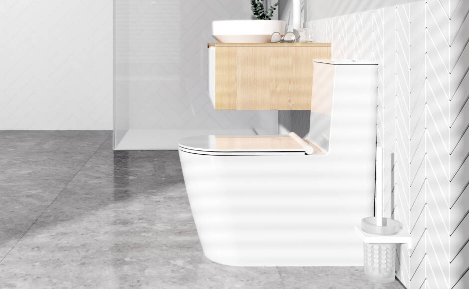 汉斯格雅 Toilet combinations: 谧境 S, 连体坐便器 400mm, 货号 22432007 | Hansgrohe Pro CN