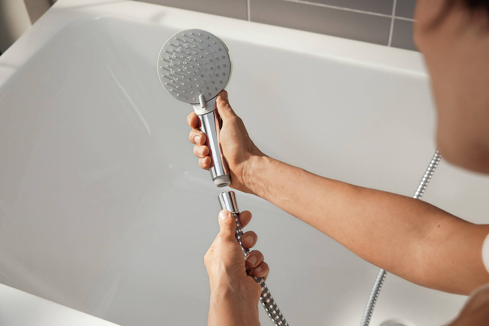 hansgrohe Ручной душ: Vernis Blend, 2 режима распыления, Арт ...