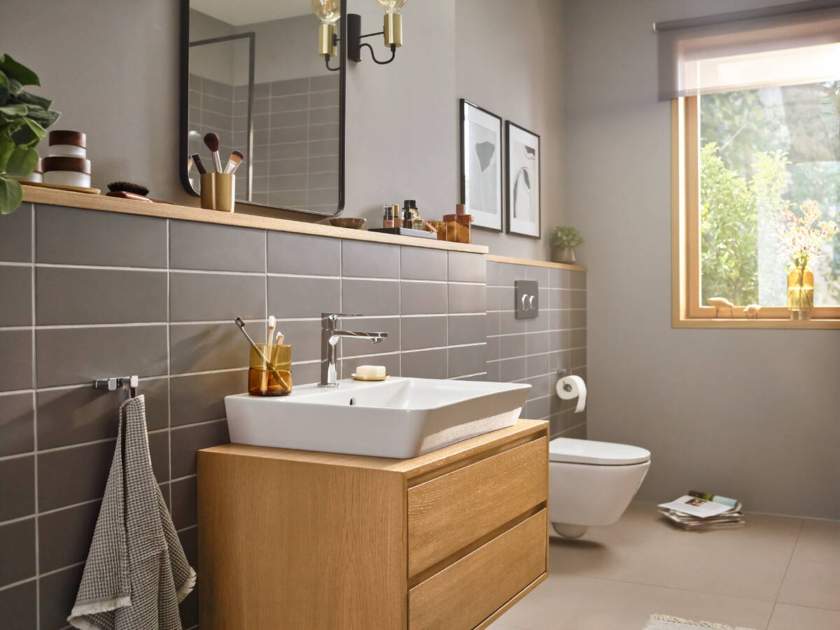 hansgrohe Washbasin mixers: Rebris E, Single lever basin mixer 110 ...