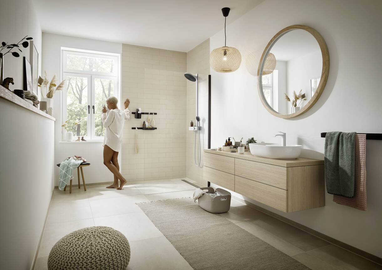 hansgrohe Shower pipes: Pulsify S, 2 spray modes, Item No. 24241670 ...